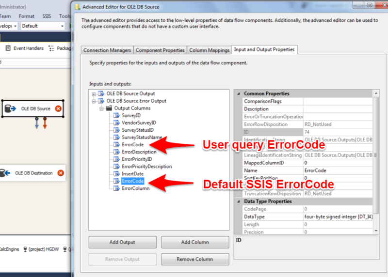 Duplicate Objects In Ssis Errorcode Column Erik S Blog