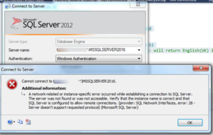 Problem Connecting to Remote SQL Server – “doesn’t support requested protocol” | Jess' Blog